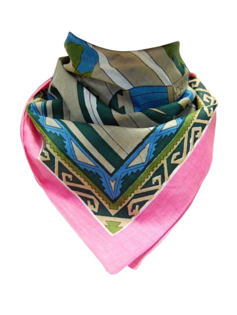 Bandana Wild West rosa als Kopftuch bei armardi
