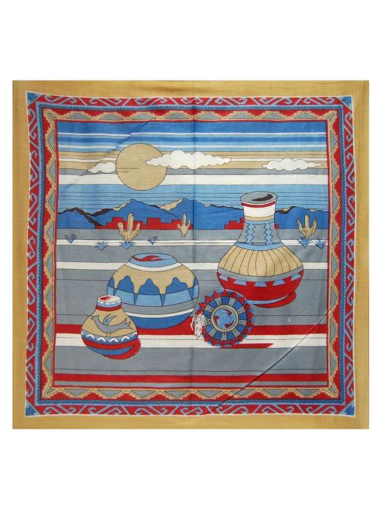 Bandana Wild West beige als Kopftuch bei armardi