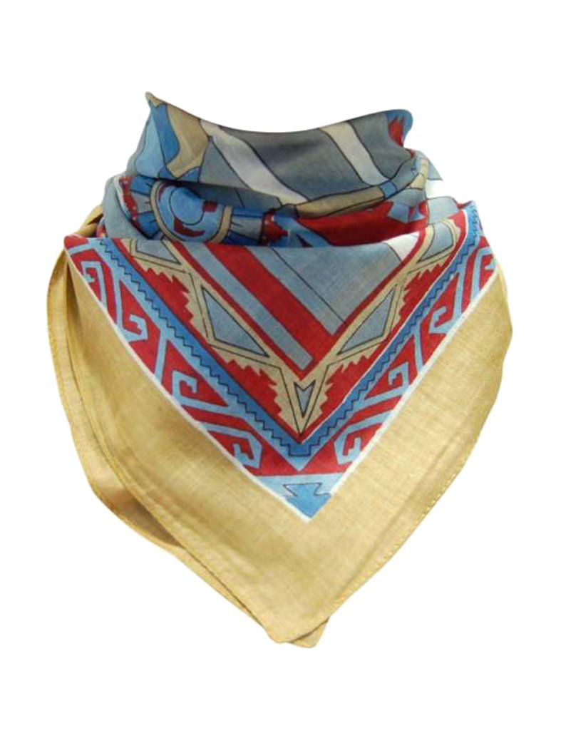 Bandana Wild West beige als Kopftuch bei armardi