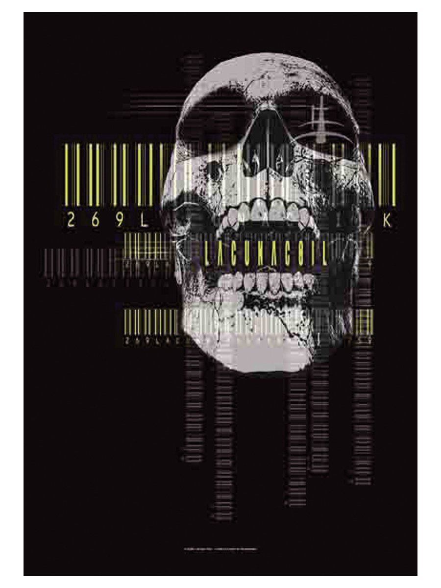 Lacuna Coil Poster Fahne Skull für Fans zur Deko